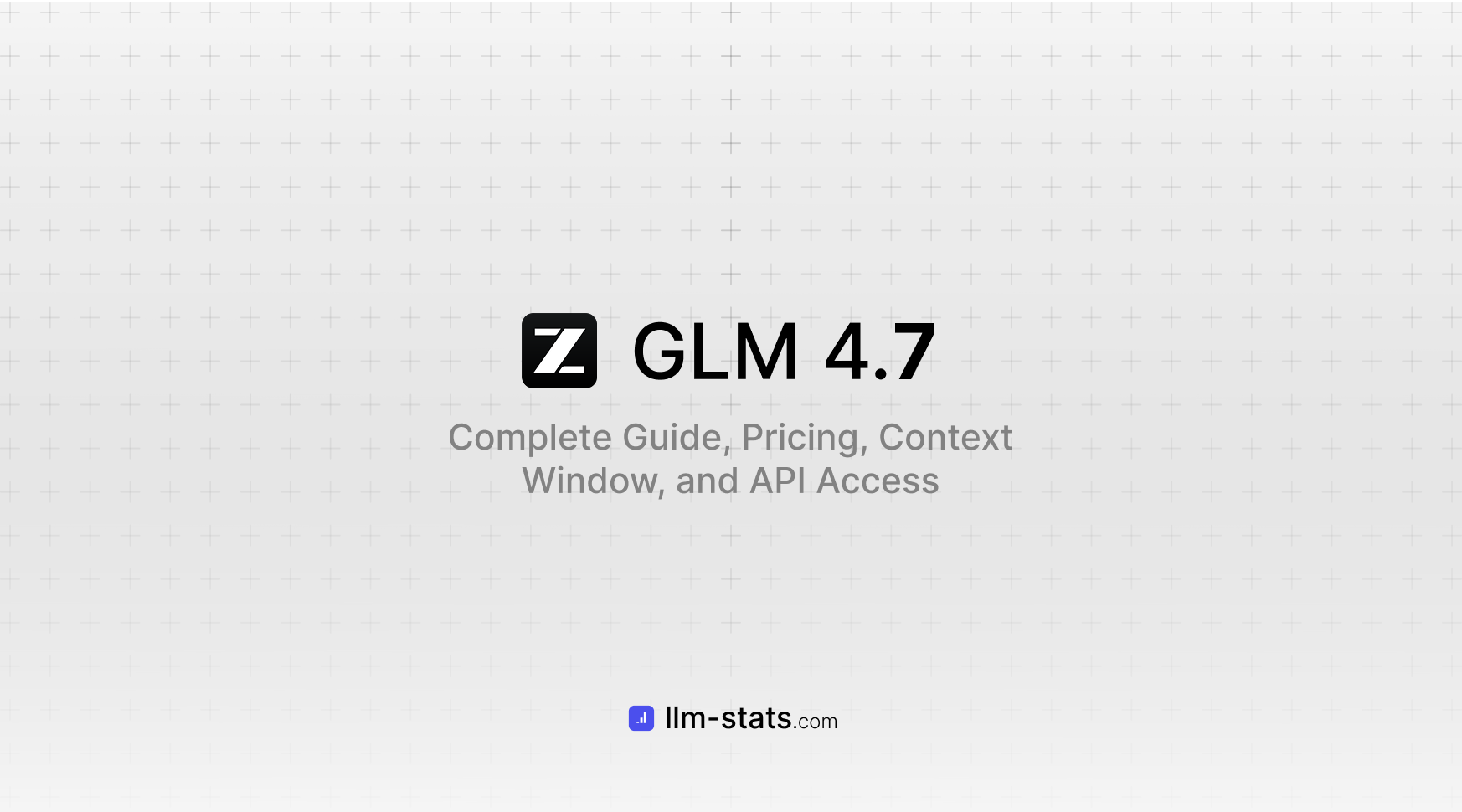 GLM-4.7: Pricing, Context Window, Benchmarks, and More